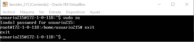Comando (exit) · Comandos linux "Ubuntu server"