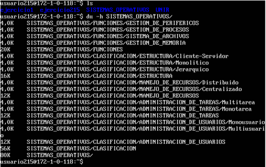 Comando (du) · Comandos linux "Ubuntu server"